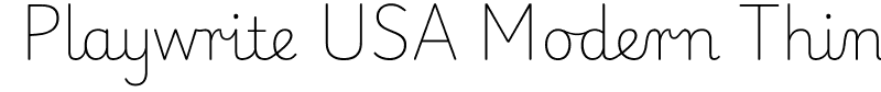 Playwrite USA Modern Regular: Download Free Font | MaisFontes