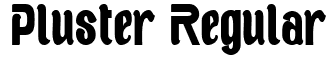 Pluster Regular: Baixar Fonte Grátis | MaisFontes