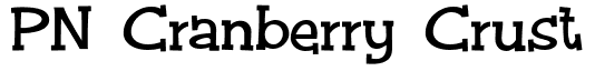 PN Cranberry Crust: Free Font Download | MaisFontes