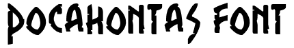 Pocahontas font download | MaisFontes.com