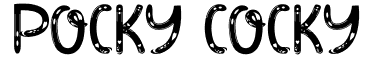 Pocky Cocky: Free Font Download | MaisFontes