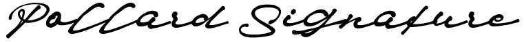Pollard Signature: Baixar Fonte Grátis | MaisFontes
