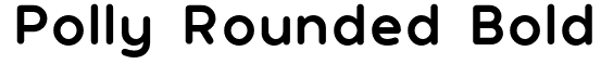Polly Rounded Bold font download | MaisFontes.com