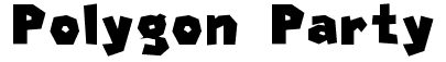 Polygon Party: Free Font Download | MaisFontes