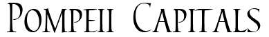 Pompeii Capitals Font: Free Download | MaisFontes