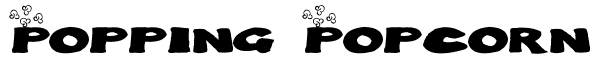 Popping Popcorn: Free Font Download | MaisFontes