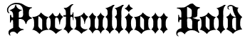 Portcullion Bold: Free Font Download | MaisFontes