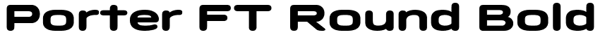 Porter FT Round Bold Font: Free Download | MaisFontes