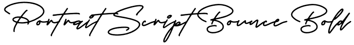 Portrait Script Bold Font: Free Download | MaisFontes