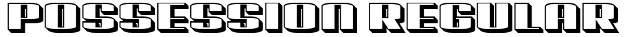 Possession Regular Font: Free Download | MaisFontes