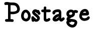 Postage: Free Font Download | MaisFontes