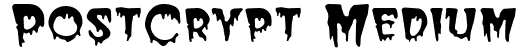 PostCrypt Medium: Descargar Fuente Gratis | MaisFontes