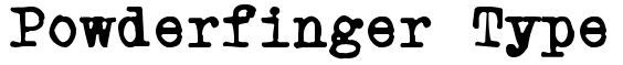 Powderfinger Type: Free Font Download | MaisFontes