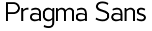 Pragma Sans: Free Font Download | MaisFontes