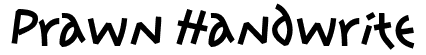 Prawn Handwrite Font: Free Download | MaisFontes