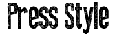 Press Style: Free Font Download | MaisFontes