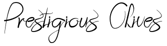 Prestigious Olives: Free Font Download | MaisFontes