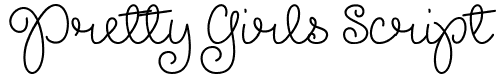 Pretty Girls Script: Free Font Download | MaisFontes