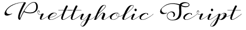 Prettyholic Script: Free Font Download | MaisFontes