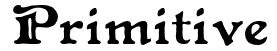 Primitive: Free Font Download | MaisFontes