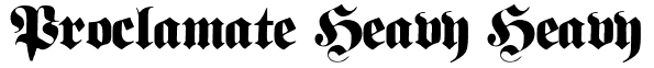 Proclamate Heavy Heavy: Free Font Download | MaisFontes