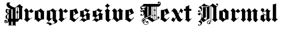 Progressive Text Normal: Baixar Fonte Grátis | MaisFontes