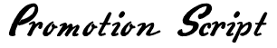 Загрузка шрифт Promotion Script | MaisFontes