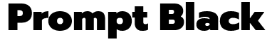 Prompt Black: Baixar Fonte Grátis | MaisFontes