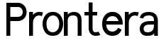 Prontera: Download Free Font | MaisFontes