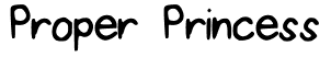 Proper Princess: Baixar Fonte Grátis | MaisFontes
