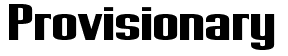 Provisionary: Baixar Fonte Grátis | MaisFontes