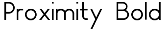 Proximity Bold: Free Font Download | MaisFontes