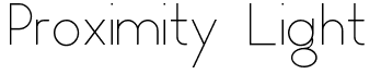Proximity Light: Free Font Download | MaisFontes