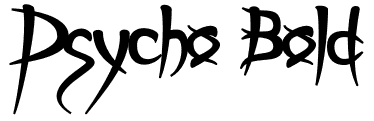 Psycho Bold: Free Font Download | MaisFontes