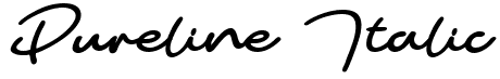Pureline Italic: Free Font Download | MaisFontes