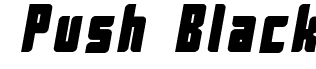 Push Black: Free Font Download | MaisFontes