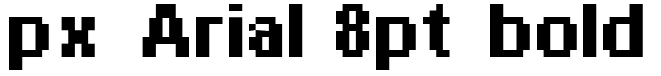px Arial 8pt bold: Free Font Download | MaisFontes