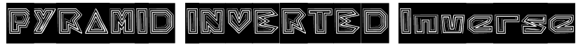 PYRAMID INVERTED Inverse: Free Font Download | MaisFontes