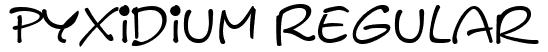 Pyxidium Regular: Free Font Download | MaisFontes
