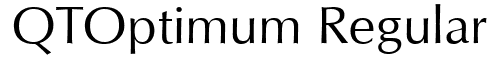 QTOptimum Regular: Baixar Fonte Grátis | MaisFontes
