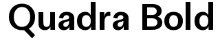 Quadra Bold: Free Font Download | MaisFontes