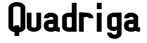 Quadriga: Download Free Font | MaisFontes