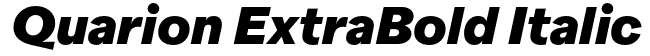 Quarion ExtraBold Italic Font: Free Download | MaisFontes