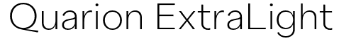 Quarion ExtraLight: Free Font Download | MaisFontes