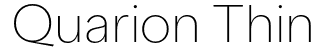 Quarion Thin: Free Font Download | MaisFontes