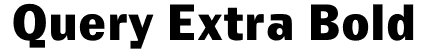 Query Extra Bold: Free Font Download | MaisFontes