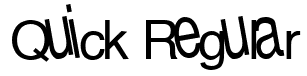 Quick Regular Font: Free Download | MaisFontes