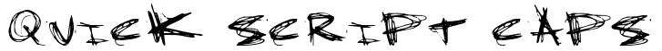 QUICK SCRIPT CAPS: Free Font Download | MaisFontes