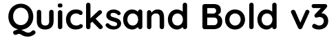 Quicksand SemiBold: Descargar Fuente Gratis | MaisFontes