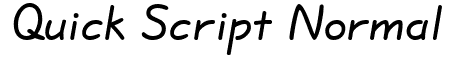 Quick Script Normal: Free Font Download | MaisFontes